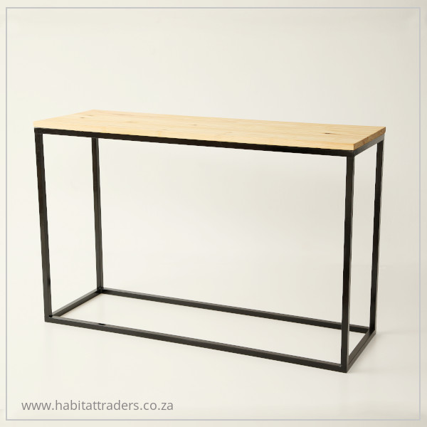 Karoo Console Table - Metal & Wood - Habitat Traders