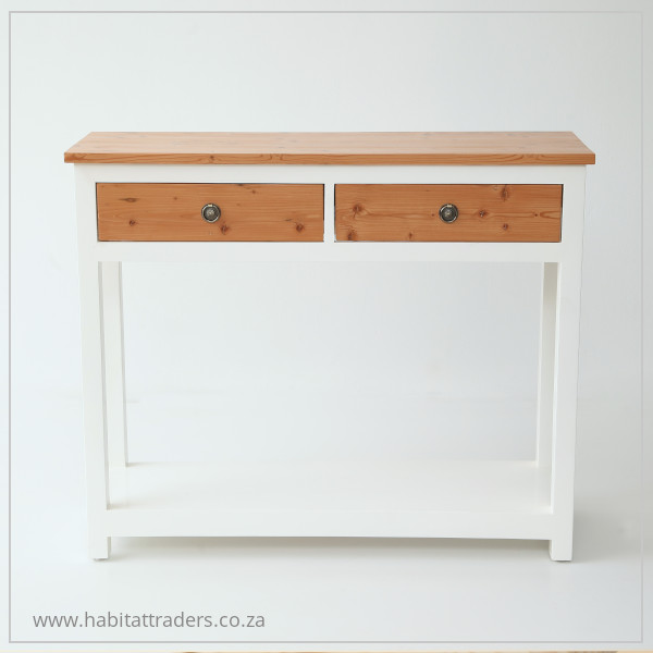 Sahara Console Table - Oregon Pine - Habitat Traders