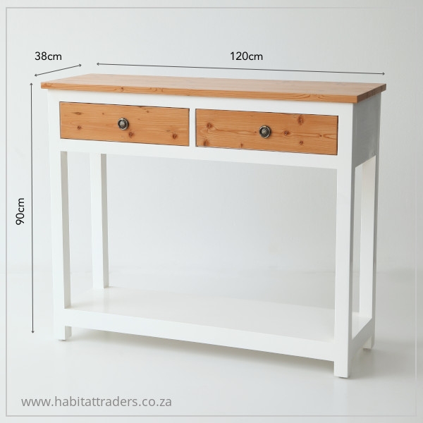 Sahara Console Table - Oregon Pine - Habitat Traders