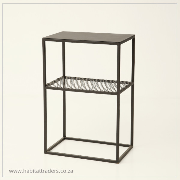 Industrial Wiremesh Side Table - Habitat Traders